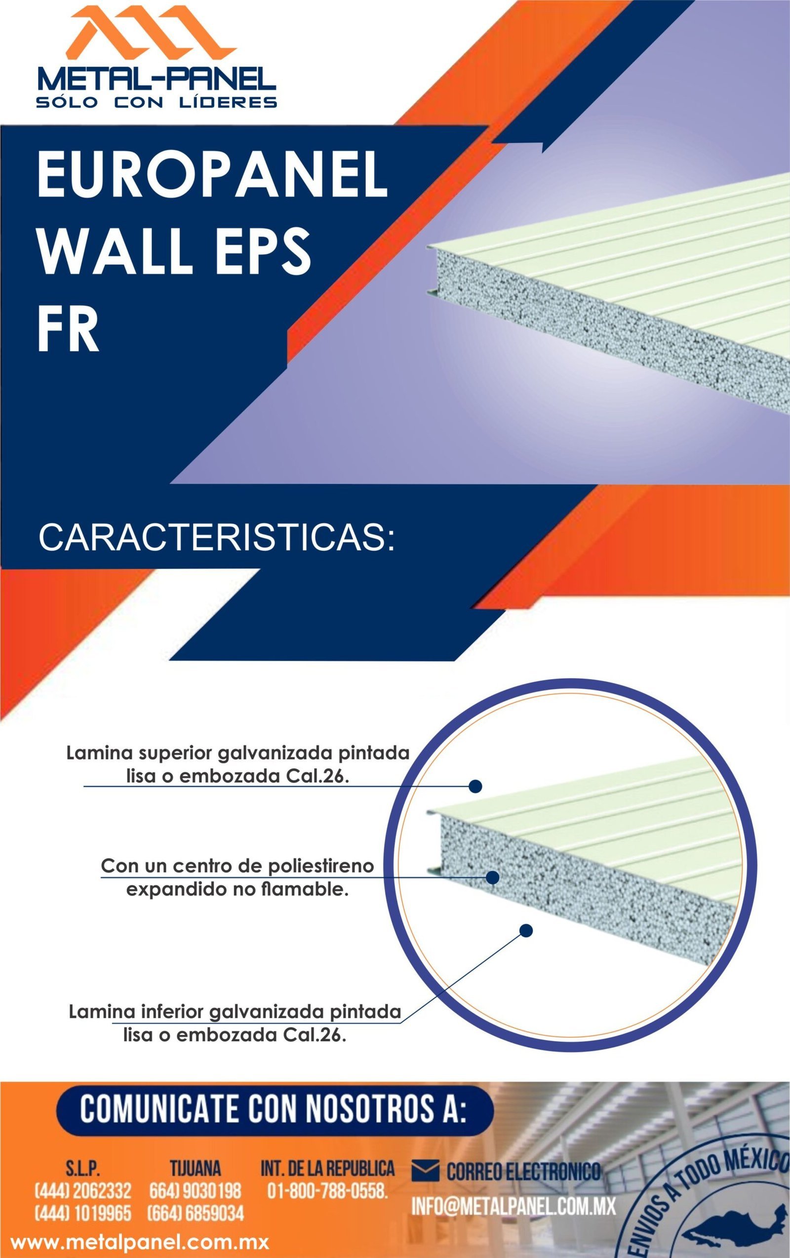EuroPanel Wall EPS FR en San Luis Potosí | Metal Panel